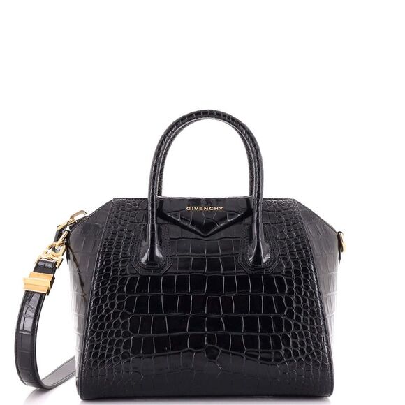 Givenchy | Bags | Givenchy Antigona Bag Crocodile Embossed Leather ...